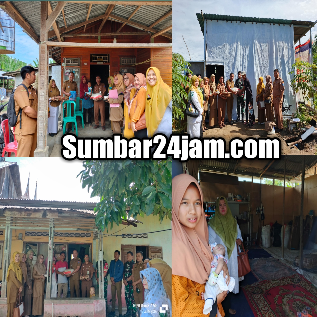 Camat Payakumbuh Utara Serahkan Bantuan Program Genting - SUMBAR24JAM